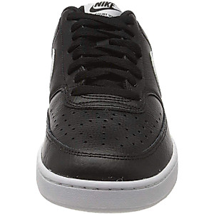 Nike Men's Court Vision Low Sneaker, Black/White-Photon Dust, 8.5