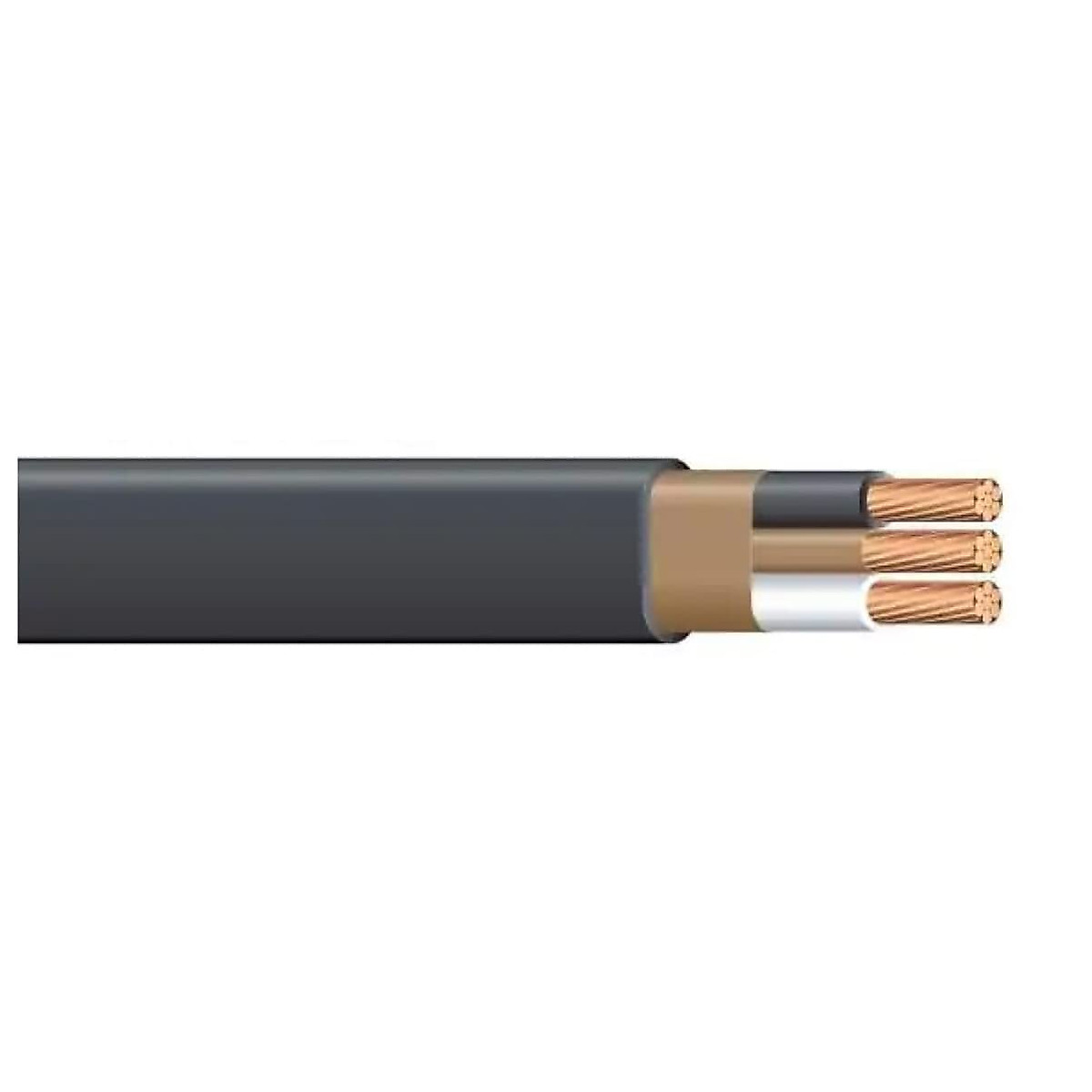 Southwire 28893602 Nonmetallic With Ground Sheathed Cable, Black