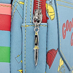 Loungefly Childs Play Chucky Cosplay Womens Double Strap Shoulder Bag Purse