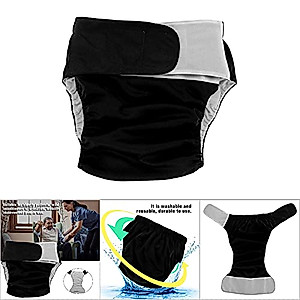 Diapers for Adults, 1pc Diapers Adjustable Cloth Diaper Covers Washable and Reusable for Elderly Incontinence Anti-Leakage Panties