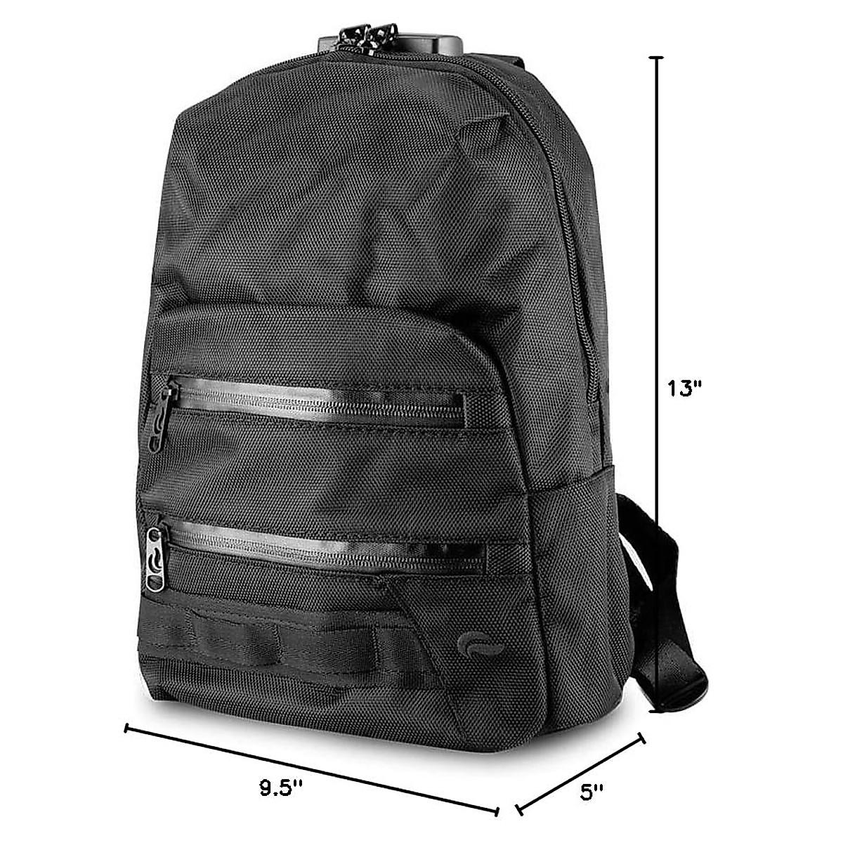 Skunk Mini Backpack- Smell Proof (Black)
