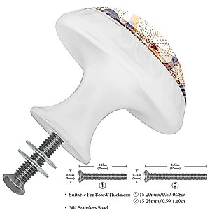 ZJ Cock Rooster Crystal Cabinet Knob for Dressers Wardrobes Bedside Table Nightstand Bookcase, 4 PCs