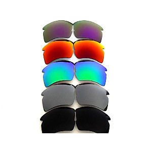Replacement Lenses For Oakley Flak 2.0 XL Polarized Black/Silver/Green/Red/Purple