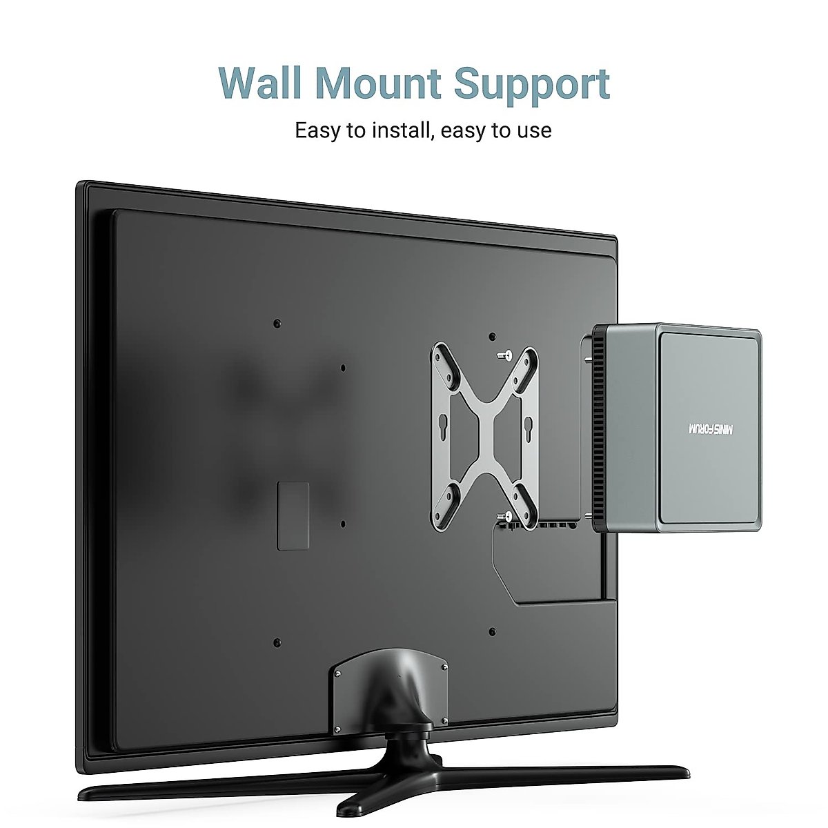 MINISFORUM DeskMini UM350 Mini PC AMD Ryzen 5 3550H DDR4 16GB RAM + 512GB NVMe SSD Desktop Computer, HDMI/DP/USB-C 4K@60Hz Triple Screen Support, 2.5G LAN, Radeon Vega 8 Graphics Mini Computer