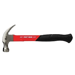 CRAFTSMAN Hammer, Fiberglass, 16 oz. with Tape Measure, Self-Lock, 25-Foot and Torpedo Level, 9-Inch (CMHT51398, CMHT37225S & CMHT82390)