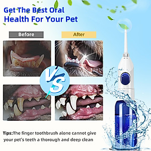 New Upgrade Dog Tooth Brushing Kit, Dog Toothbrush for Teeth Cleaning Tool & Dental Care Accessories, Pet Manual Teeth Cleaner, Tooth Brushing Dogs,Equipped Dog Finger Toothbrush, Fits for Large Pet