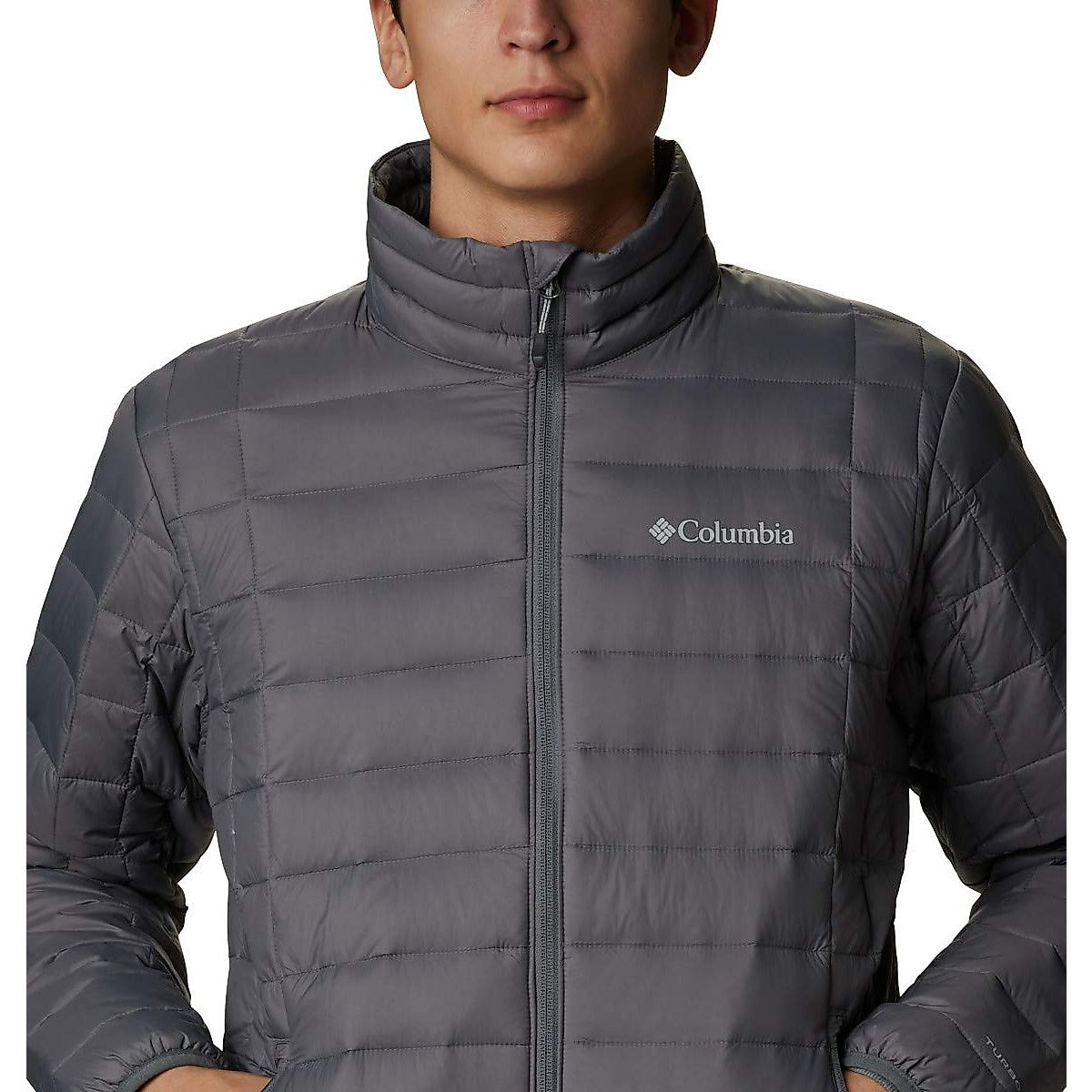 Columbia Men's Voodoo Falls 590 TurboDown Water Resistant Winter Jacket City Grey