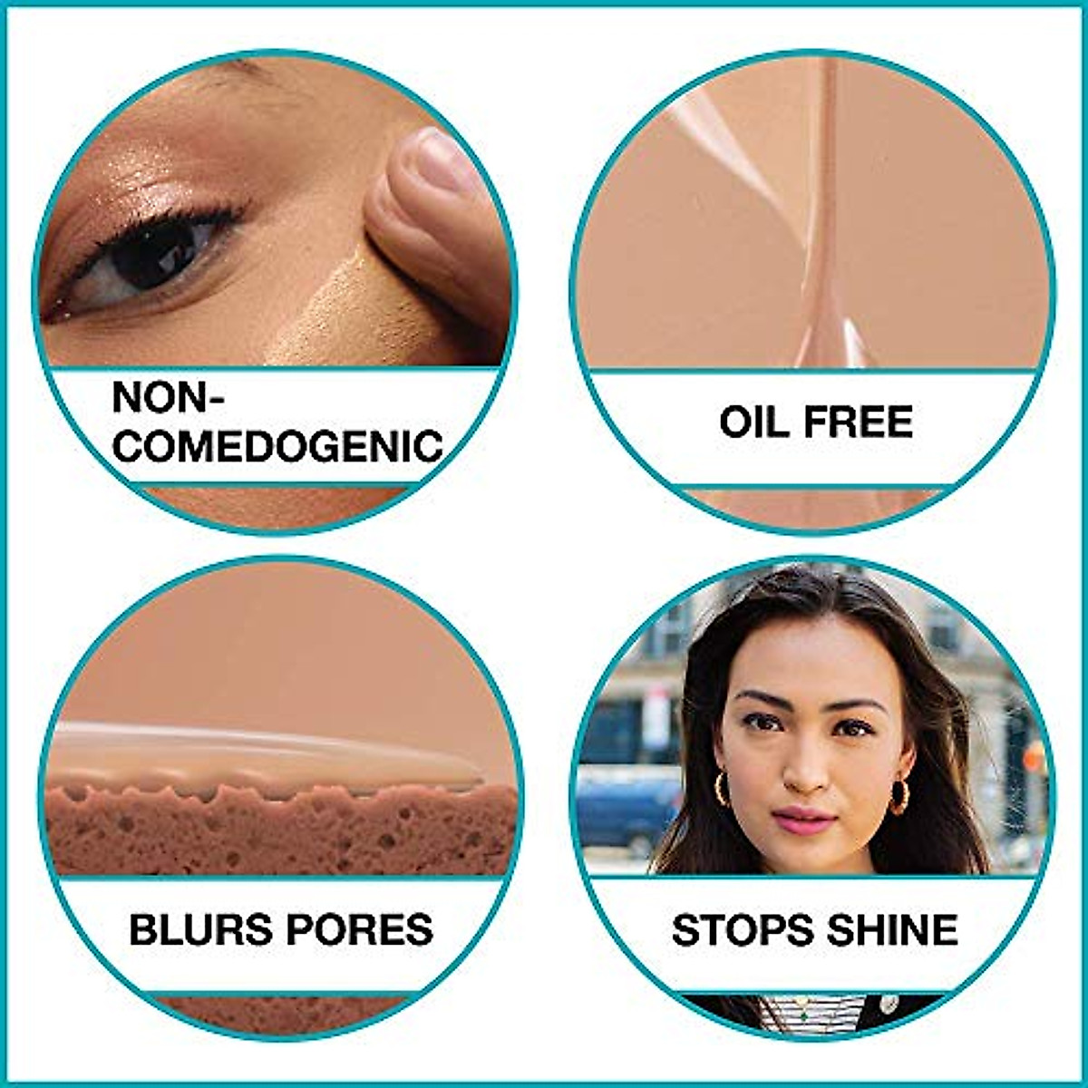 Maybelline Fit Me Matte + Poreless Liquid Foundation Makeup, Natural Beige, 1 fl; oz; Oil-Free Foundation