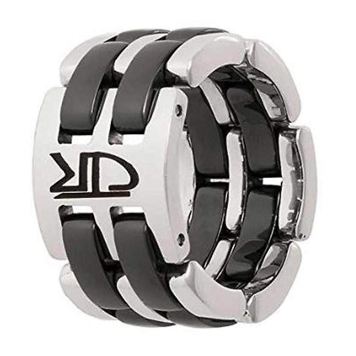 J118 - CTR RING Stainless Steel and Ceramic "Fuzion Link Wide" - J118 (8)