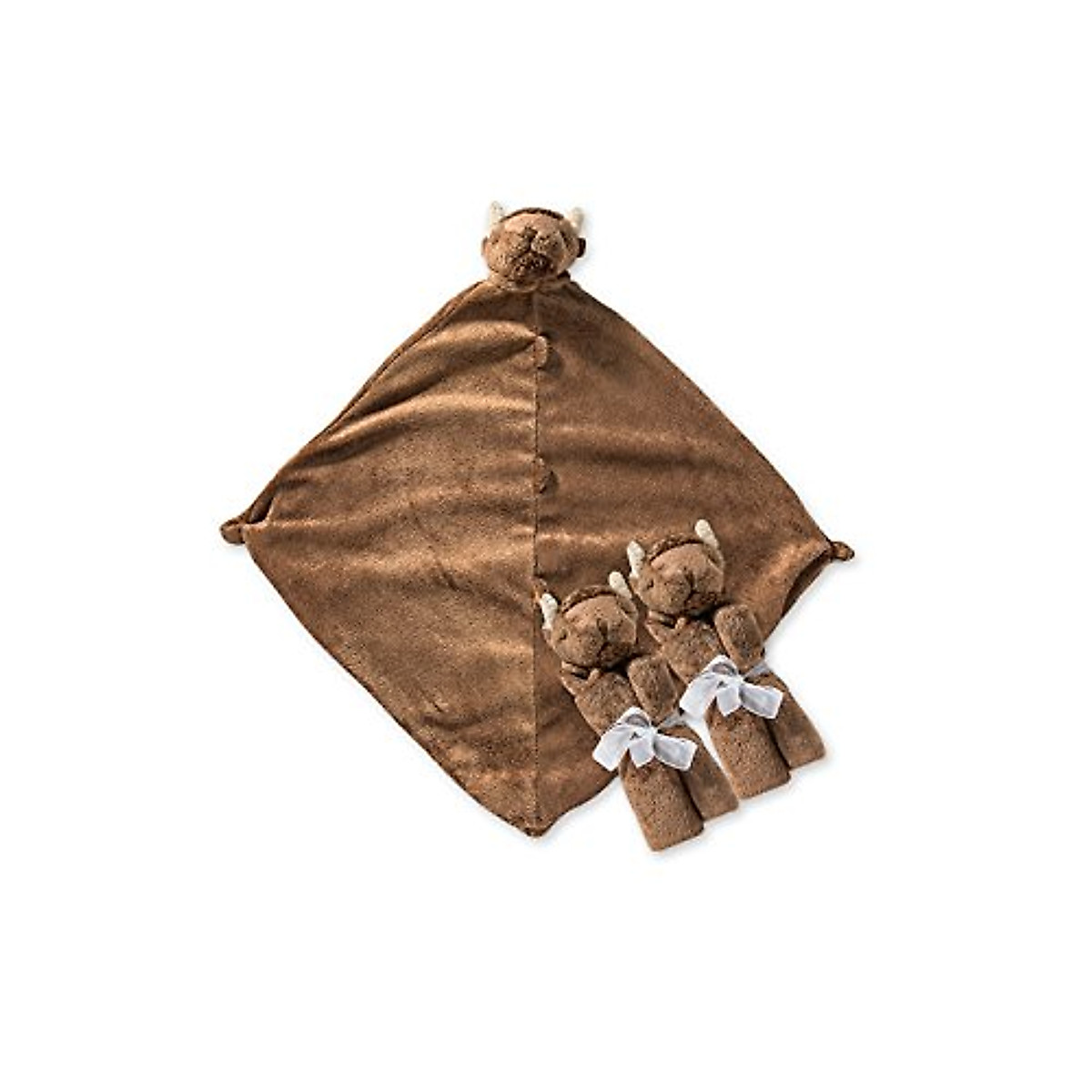 Angel Dear Pair and a Spare 3 Piece Blanket Set, Bison