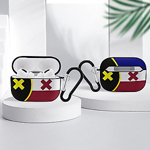 L'Manberg Dream SMP Team Flag Softshell Silicone Airpods Case Soft TPU Slim Case Funny Cartoon Shockproof Case Skin with Key Ring for Apple Airpods Pro