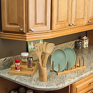 Home Basics Bamboo Dish Rack