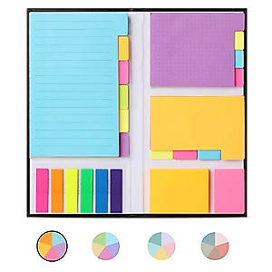 Mr. Pen- Sticky Notes Set, Sticky Notes Tabs, 410 Pack, Divider Sticky Notes, School Supplies, Office Supplies, Planner Sticky Notes, Sticky Note Dividers Tabs, Book Notes, Bible Sticky Notes