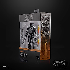 STAR WARS The Black Series Dark Trooper Toy 6-Inch-Scale The Mandalorian Collectible Action Figure, Toys for Kids Ages 4 and Up