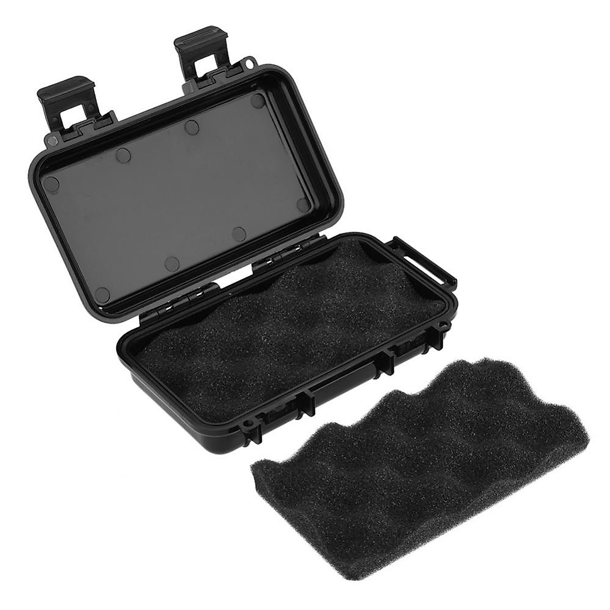 Waterproof Container, Outdoor Waterproof Shockproof Box Case Dry Storage Sealed Box Container (A) Emergency Protective Equipment Waterproof Storage Case Small Waterproof Box