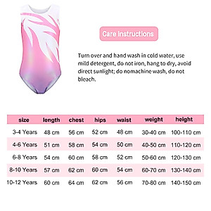 Bezioner Gymnastics Leotards for Girls Dance Outfit Sleeveless Ballet Clothes
