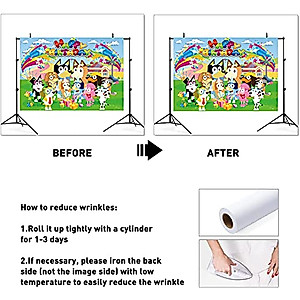 Happy Birthday Backdrop for Dog Party Decorations,5 x 3FT Birthday Banner for Girls Boys Kids Birthday Party Decor