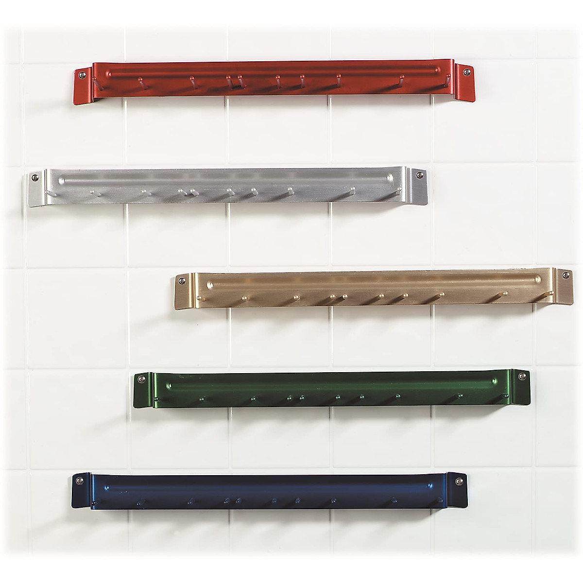 CFS 4073500 Spectrum Aluminum Brush Rack, 17" Overall Length (Case of 12)