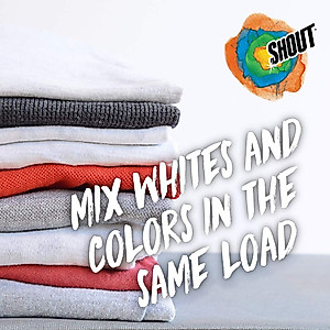 Shout Advanced Stain Remover Brush, Ultra Concentrated Gel with Built-in Scrubber Brush for Deep Set-In Stains, 8.7 Oz