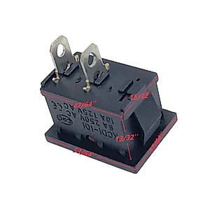 Electric Start Off Momentary Rocker Switch for Predator Surge 3500 Watts Inverter Generator SKU 56720 63584 59137 for Generac 3500W IQ3500 Inverter Generator 7127 7723