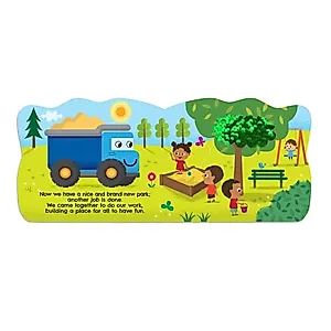 A Big Day for Dump Truck - Touch and Feel Board Book - Sensory Board Book