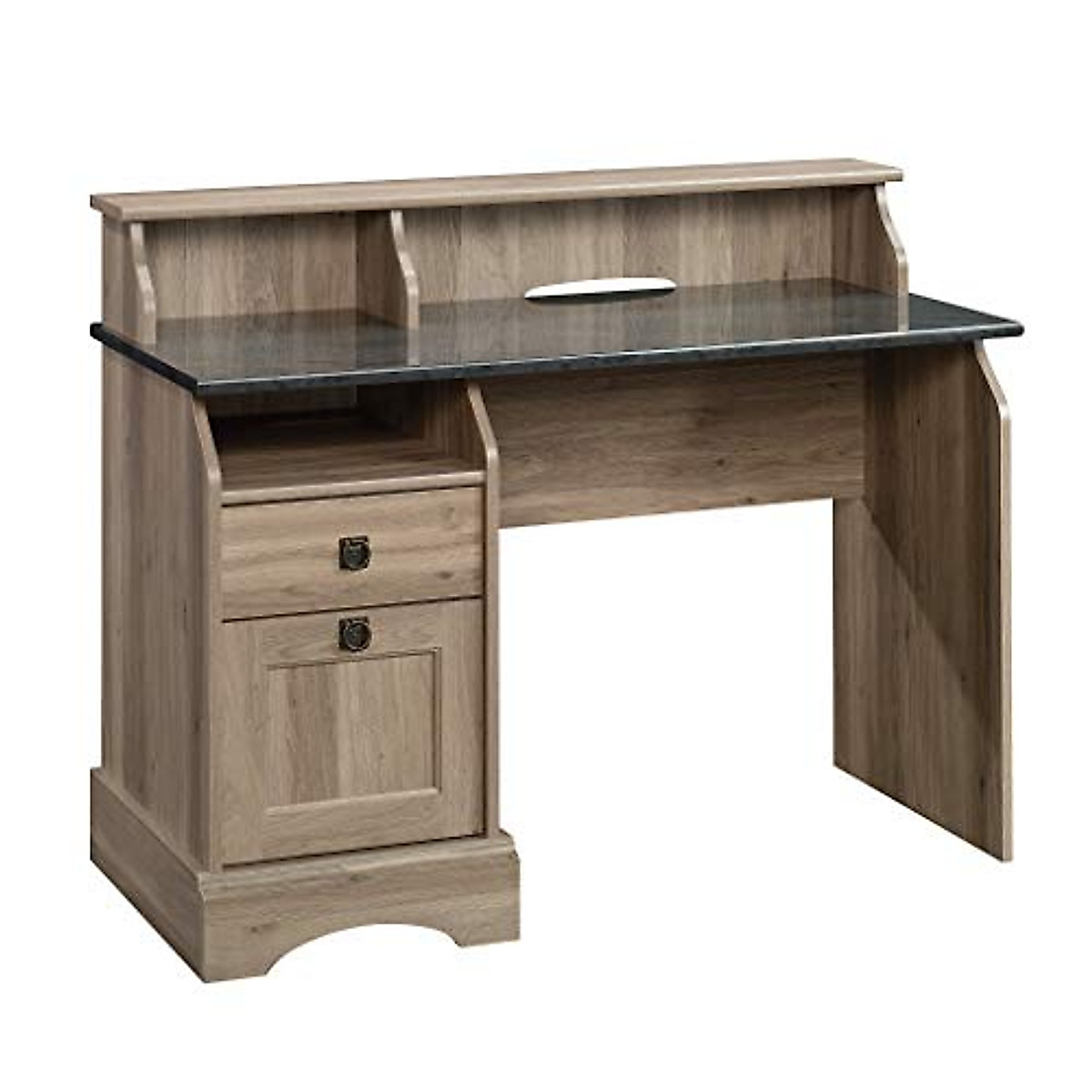 Sauder Graham Hill Desk, Salt Oak finish