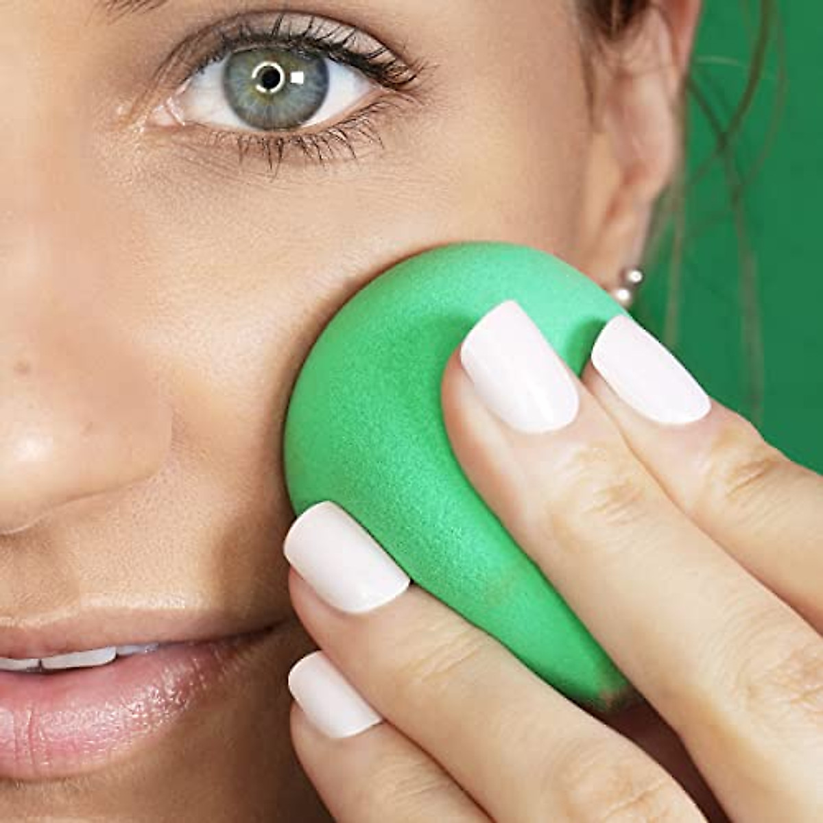 Ecotools Perfecting Blender, Makeup Beauty Sponge, For Liquid + Cream Foundations