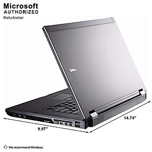 Dell Latitude E6510 15.6 Inch Laptop, Intel Core I5-520M, Upto 2.9GHz, 8G DDR3, 480G SSD, DVDRW, WiFi, VGA, DP, Win 10 64 Bit-Multi Language Suppport English/Spanish/French(CI5)(Renewed)