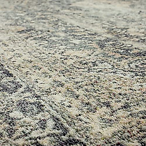 Mohawk Home Quinn Floral Traditional Beige (2' X 3') Accent Rug