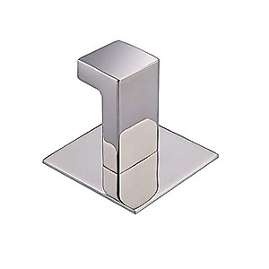 Celbon 2PC SUS304 Stainless Steel Bathroom Self Adhesive Towel Hook Hanger Chrome Finish Coat Hook Robe Hook Hanger Without Drilling Easy Installation…