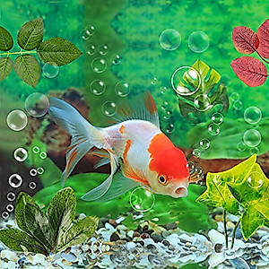 9 Pieces Betta Bed Leaf Hammock Pad Betta Fish Leaf Pad Betta Fish Hammock Betta Fish Accessories Plant Tank Decorations for Lightweight and Realistic Resting Spot Simulating The Habitat