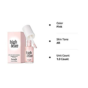 Benefit Cosmetics High Beam Liquid Face Pink Highlighter 0.2 FL OZ