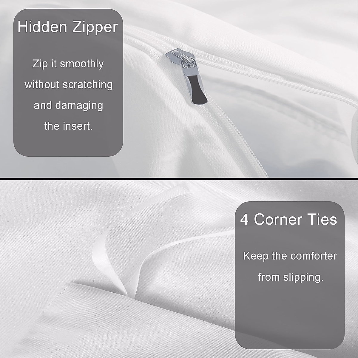 AopGlyvyr Pumpkin Duvet Cover Queen Size, Fall Maple Comforter Cover, Halloween Bedding Set, Breathable Duvet Cover with Zipper Closure, 3 Pieces with 1 Duvet Cover and 2 Pillowcase