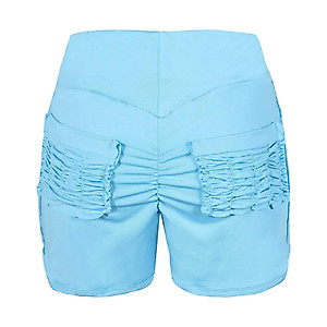 SNOWSONG Women's Drawstring Capri Pajama Pants Cropped Lounge Pants with Pockets Harem Pants