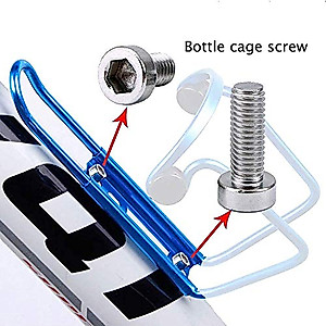 50pcs M5X25 Stainless Steel Button Head Hex Socket Cap Screw-M5 Hex Socket Tapping Screw Bolts for Bike Water Bottle Cage Holder Bracket Rack