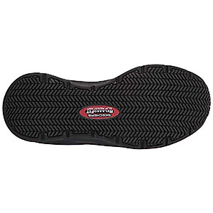Skechers womens Slip Athletic Styling Health Care Professional Shoe, Black, 7 Wide US