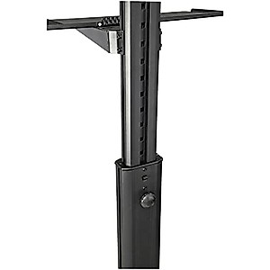 StarTech.com Mobile Workstation Cart with Monitor Mount, CPU/PC Holder, Keyboard Tray - Ergonomic Height Adjustable Desktop Cart - Rolling Mobile Standing Workstation on Wheels (WKSTNCART)