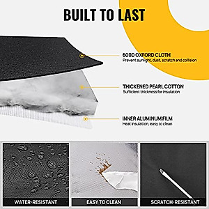 BougeRV CRPRO 26 Quart Insulated Protective Cover, 12 Volt Portable Car Refrigerator Carrying Case Only for CRPRO 26 Quart Refrigerator (Refrigerator NOT Included)