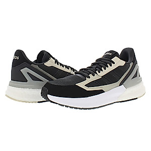 adidas Women's Nebzed Super Running Shoe, Carbon/Core Black/Alumina, 9