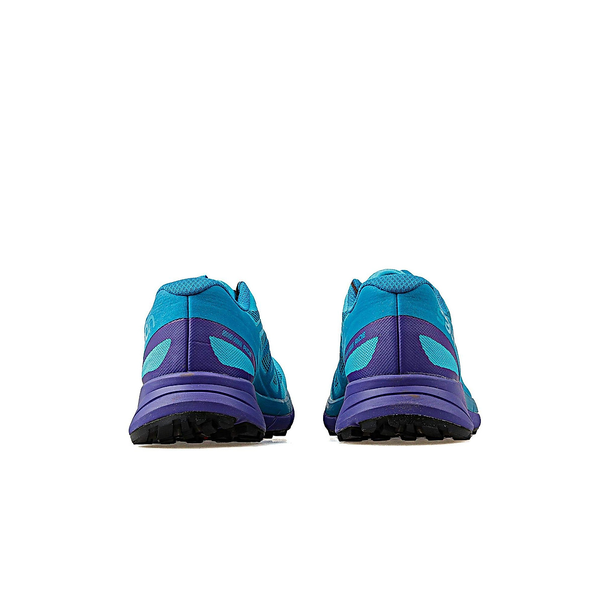 Salomon Women's Sense Ride Trail Running Shoe, Bluebird/Deep Blue/Black, 7