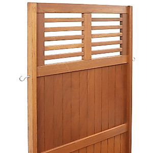 Sunnydaze Outdoor Wooden Garden Planter Box with Privacy Screen