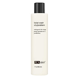 PCA SKIN Hydrating Face Wash for Oily & Acne Prone Skin - Oil-Free Daily Foaming Moisturizing Facial Cleanser with Lactic Acid & Glycerin, Removes Makeup, Oil & Dirt (7 fl oz)