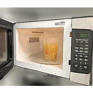 4U'LIFE Microwavable Translucent Plastic Deli Container and Lid Combo Pack (32 OZ (PACK OF 8))