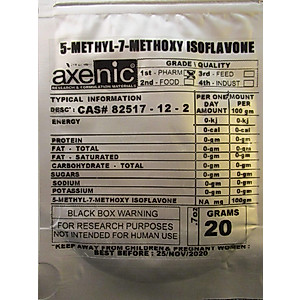 5 Methyl 7 methoxyisoflavone Powder, 20 Grams (5-methy-7-methoxy-isoflavone)