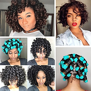 Perm Rods Jumbo, 36 pcs Extra Large Size Hair Rollers for Natural Hair Long Short Hair Styling Tool Hair Curlers