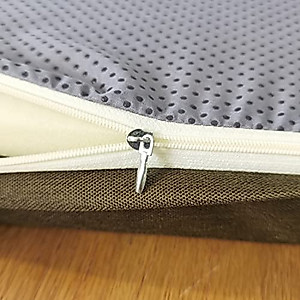 Kiyeocca Waterproof Throw Pillow for Custom Cushions, Anti-Scratch Patio Bench Pillow, Lawn Garden Bench Porch Swing Cushion with Ties, Outdoor Couch Cushion Decoration Pillow