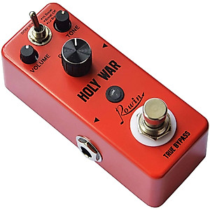 Rowin Guitar Holy War Pedal Analog Heavy Metal Distortion Pedal for Guitar True Bypass