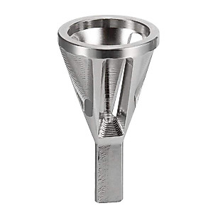 MEW 2PCS Deburring External Chamfer Tool, Grinding Angle Trimming Tool for Chuck Drill Bit (Triangular Handle Chamfer and Hexagonal Handle Chamfer)