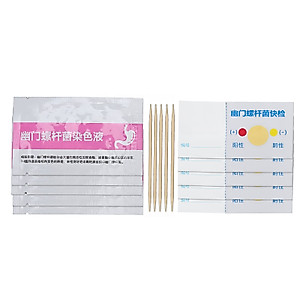 Xunn Helicobacter Pylori Test, 10 Piece Home Stool Test Professional Portable H Paper, Quick Results in 1-3 Minutes Gut Health for Family Members, Determine Your Gut, 1.0 Count