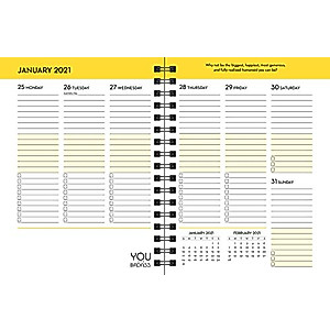 You Are a Badass 17-Month 2020-2021 Monthly/Weekly Planning Calendar: Deluxe Organizer (August 2020-December 2021)